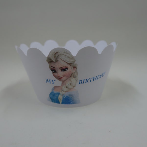Frozen Cupcake Wrapper - Etsy