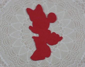 15 3inch Minnie Mouse Die Cuts Minnie Head Cut Outs Minnie