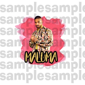 Digital Download Maluma Sublimation Clipart PNG Image and Waterslides ...