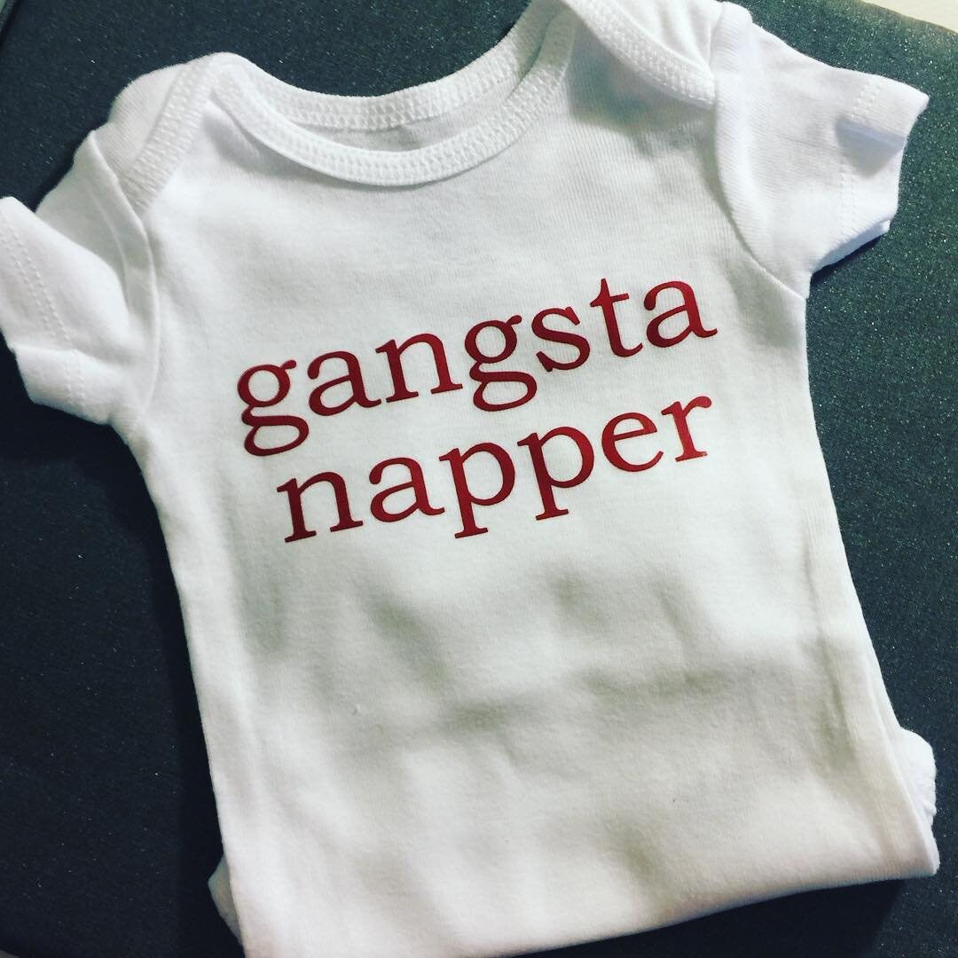 Onesie Gangsta Napper Svg Png Cutting Machine Digital File - Etsy