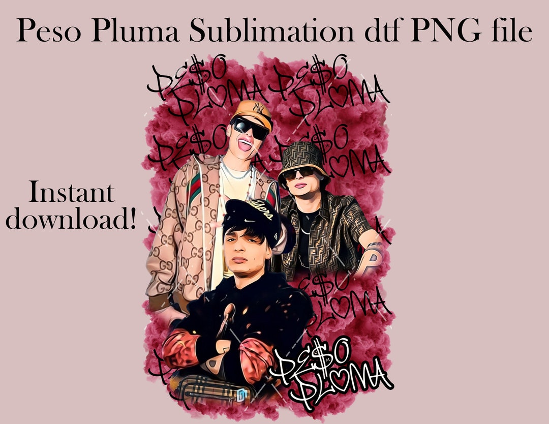 Peso Pluma PNG sublimación DTF archivo de imagen de descarga digital ...
