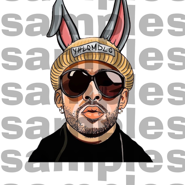 Bad Bunny - Etsy