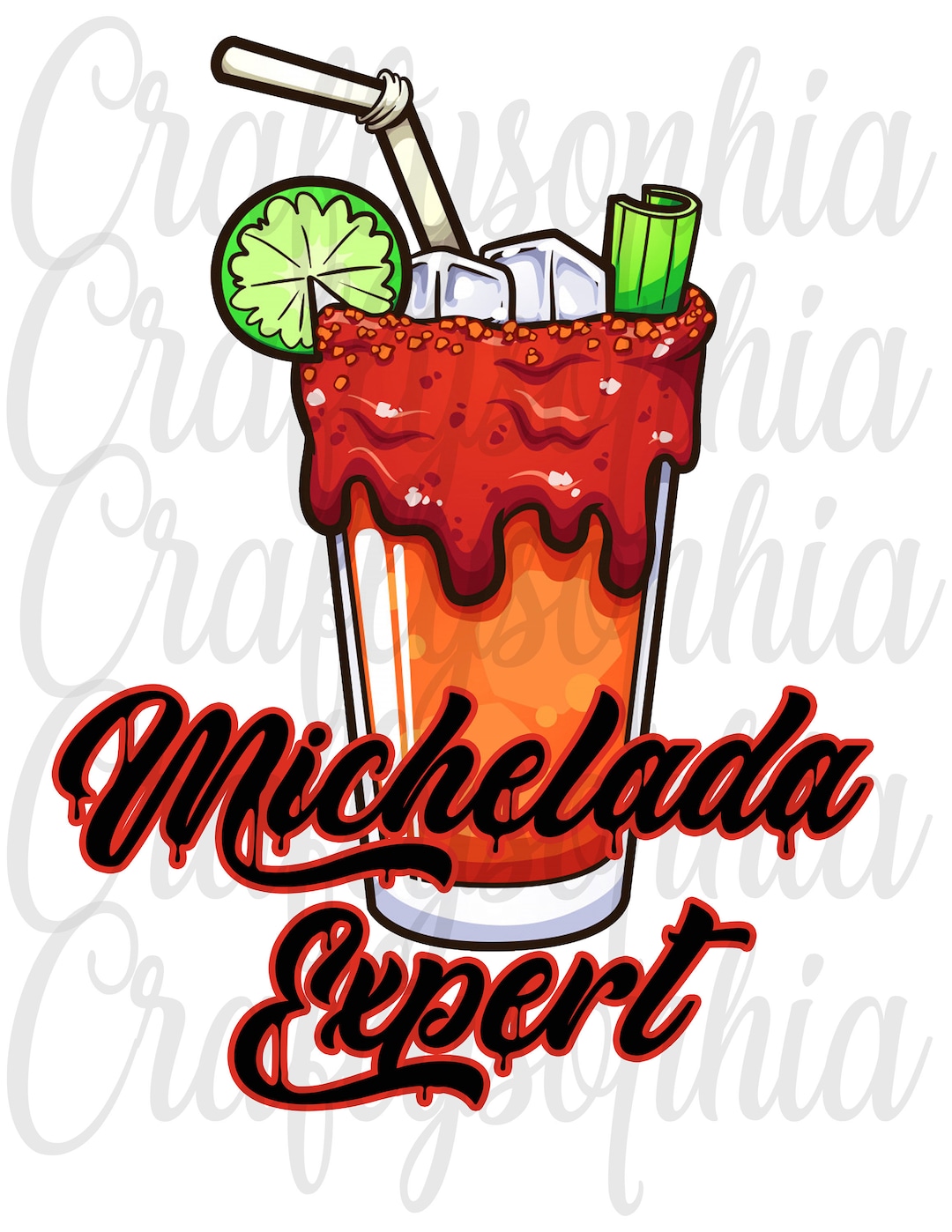 Michelada Expert Digital Download Png File for Sublimation Waterslides ...