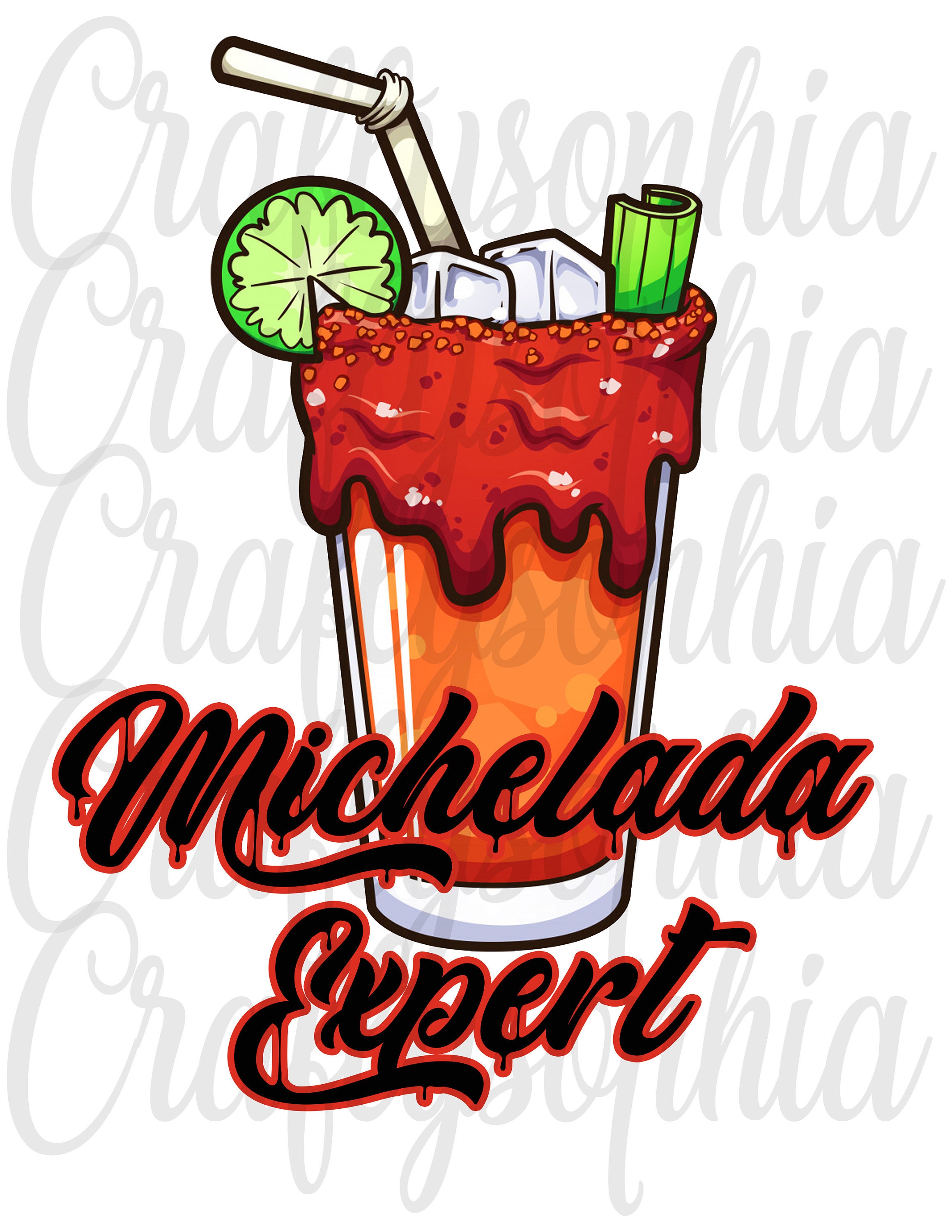 Michelada Expert Digital Download png file for sublimation | Etsy