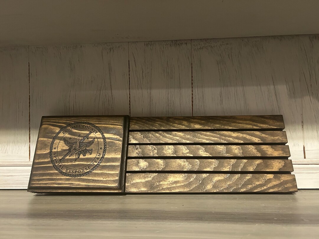 Challenge Coin Desk Rack-your Department Badge/patch - Etsy