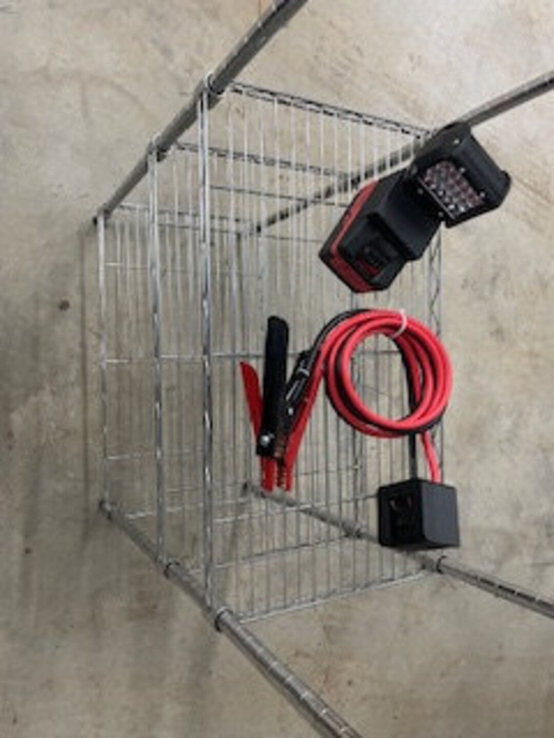 Snap on 18v LED Work Light Adapter and Jumper Cables Connector for Snap ...