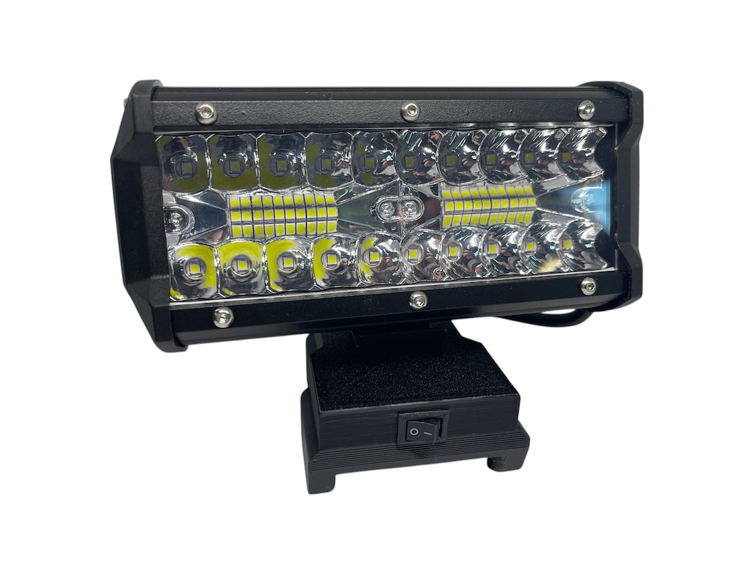 Adapter Fits Both!! Dewalt 20V Max/milwaukee M18 LED Work Light Adapter ...