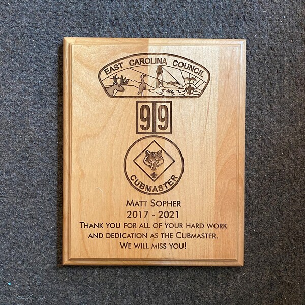 Cub Scout Plaque - Etsy