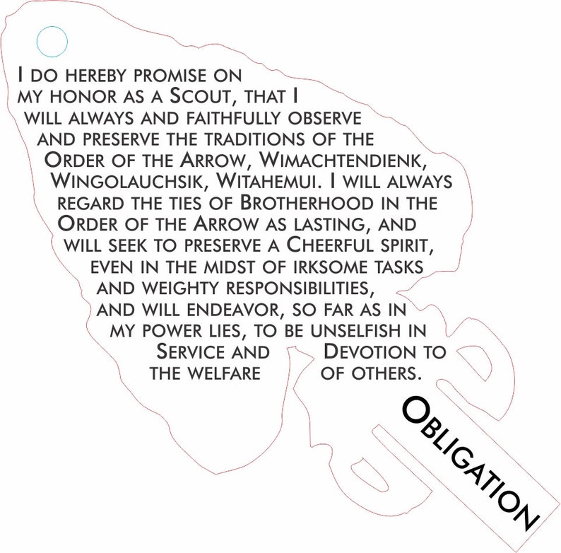 OA Advice Song & Obligation - Etsy