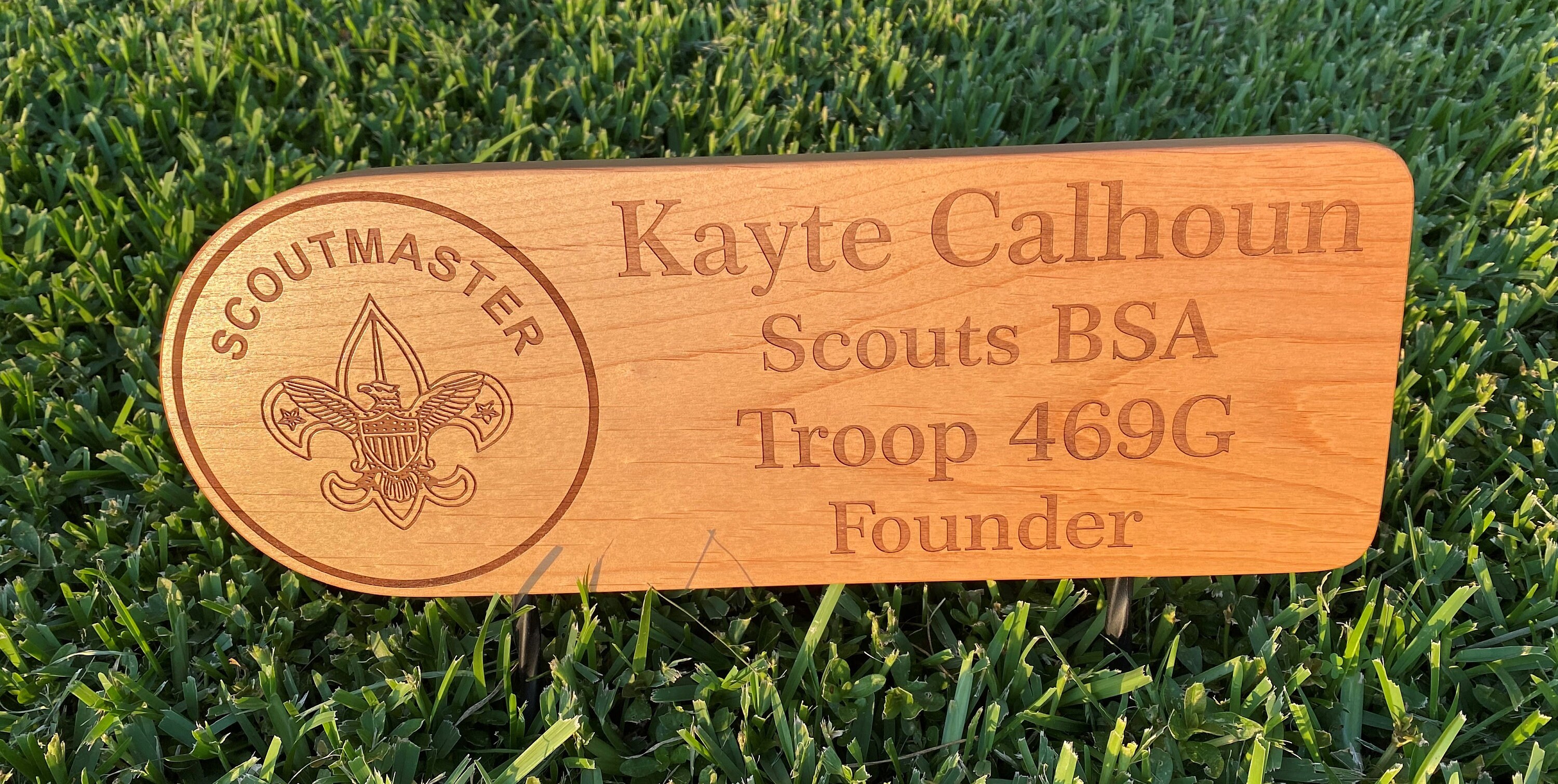 Wooden Yard Plaque | Etsy