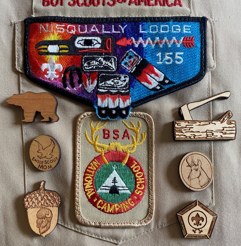 Wooden Pins - Etsy