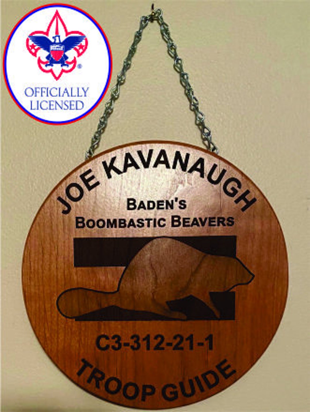 Wood Badge Troop Guide Plaque - Etsy