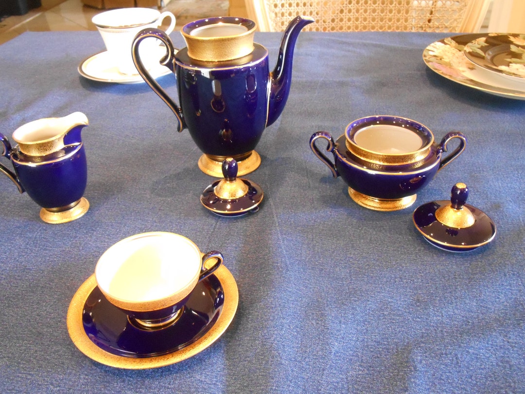 ECHT KOBALT JIMENAU Tea Set. - Etsy