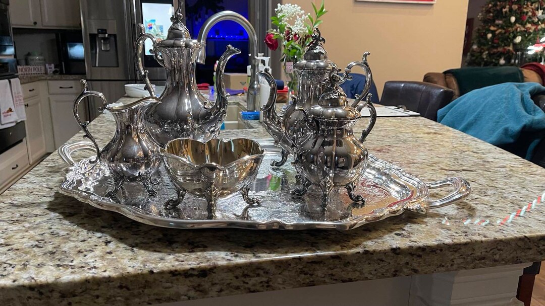 Reed & Barton Winthrop Silver Plated Five Piece Tea and Coffee - Etsy