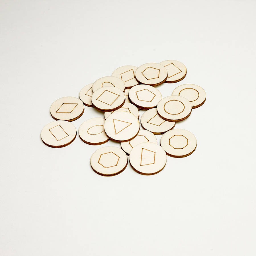 Memory Game Geometric Shapes - Etsy