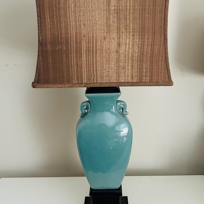 Turquoise Table Lamp - Etsy