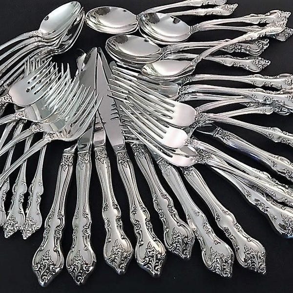 Silver Flatware - Etsy
