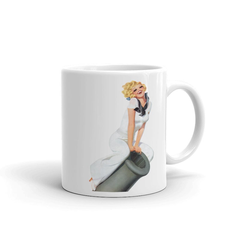 Sexy Pin Up Girl Sailor Mug-Vintage Militar Pinup Girls Coffee | Etsy
