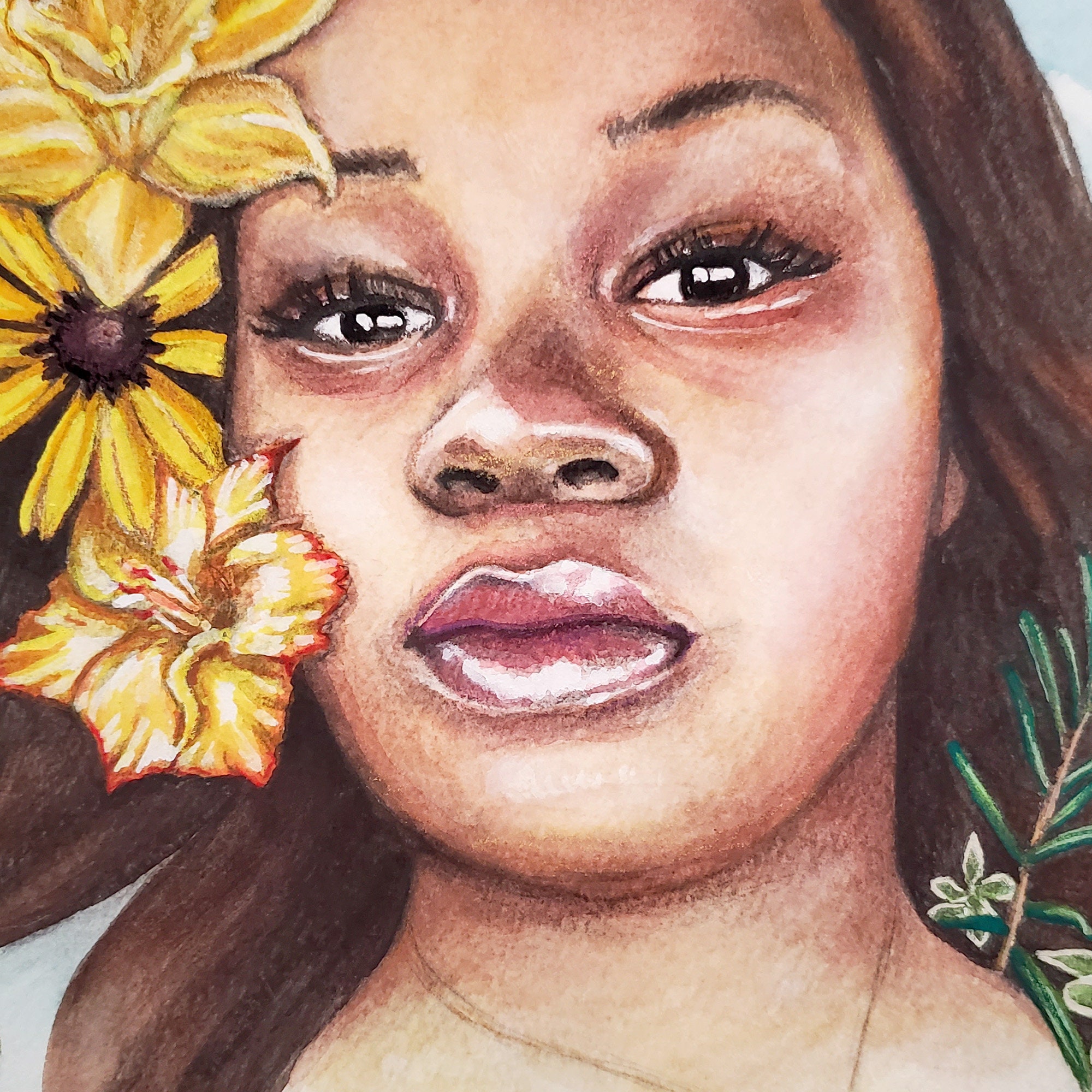 Breonna Taylor Portrait Powerful Movement Art Black Lives | Etsy