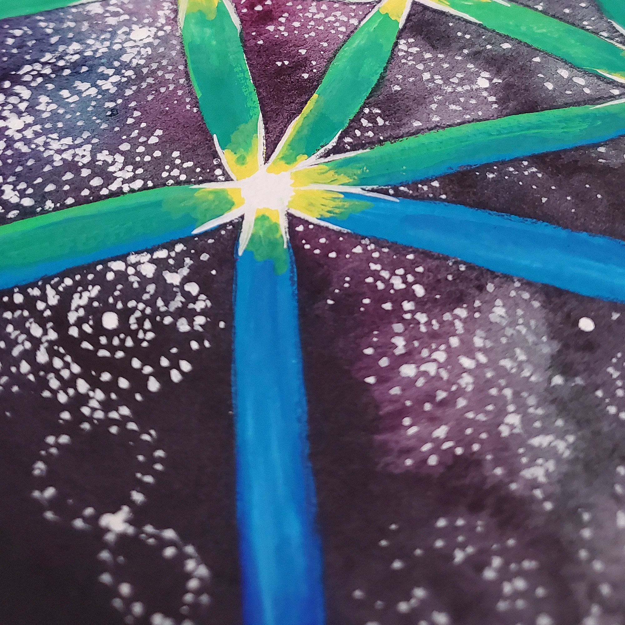 Buy Cosmic Art, Psychadelic Wall Decor, Visionary Art, Colorful Rainbow ...