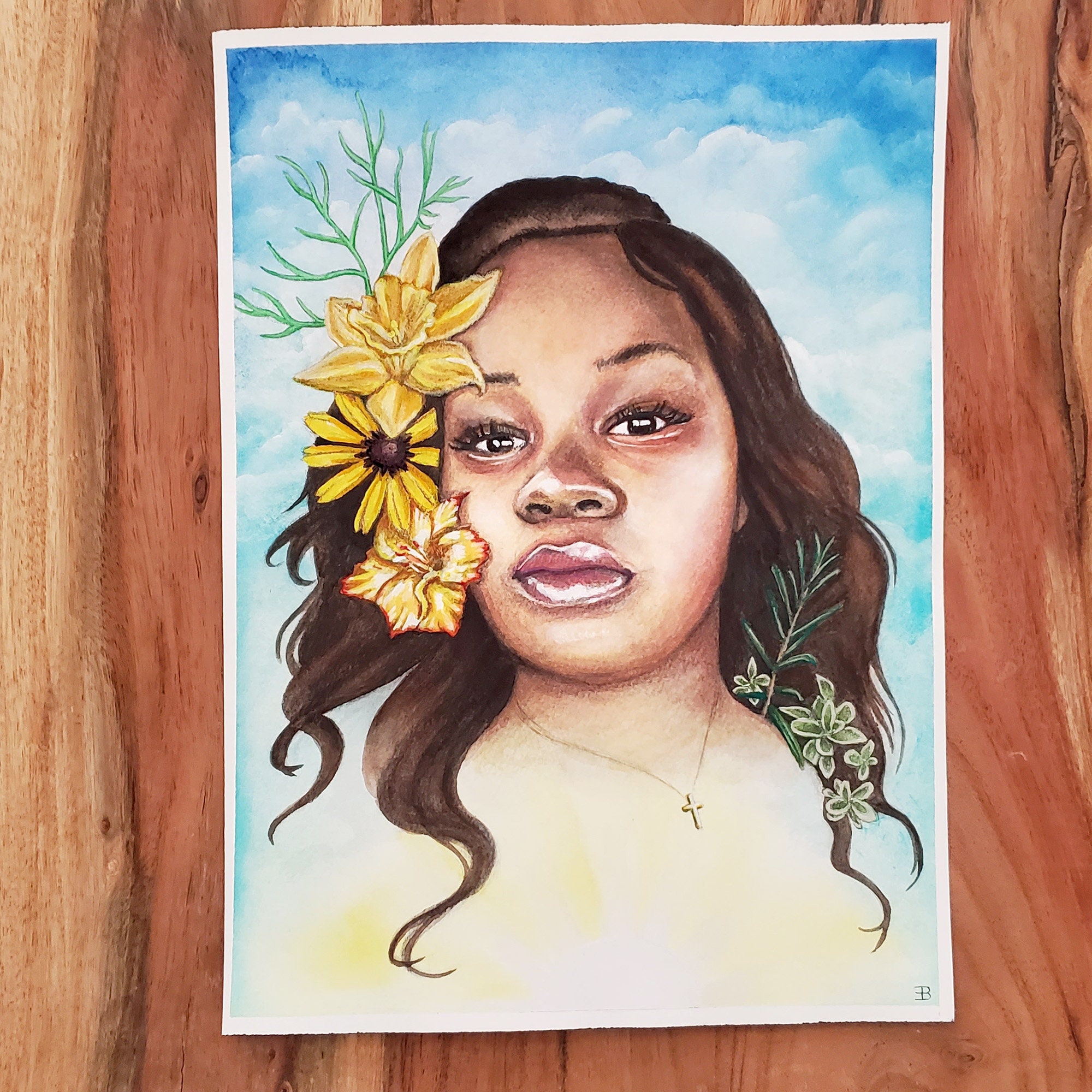 Breonna Taylor Portrait Powerful Movement Art Black Lives | Etsy