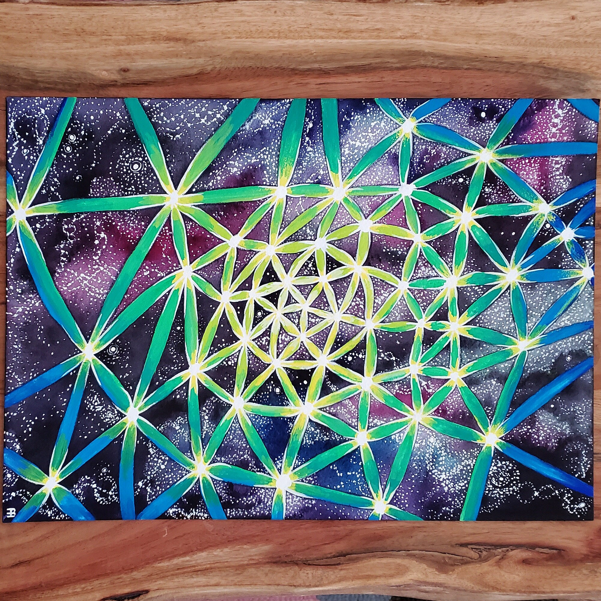 Buy Cosmic Art, Psychadelic Wall Decor, Visionary Art, Colorful Rainbow ...