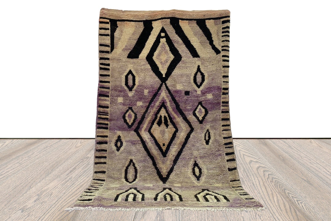 Berber Large Area Rugs, Moroccan Vintage Rugs, 5 by 8 Feet. - Etsy