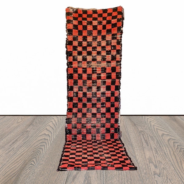 Checkered Rug Runner - Etsy