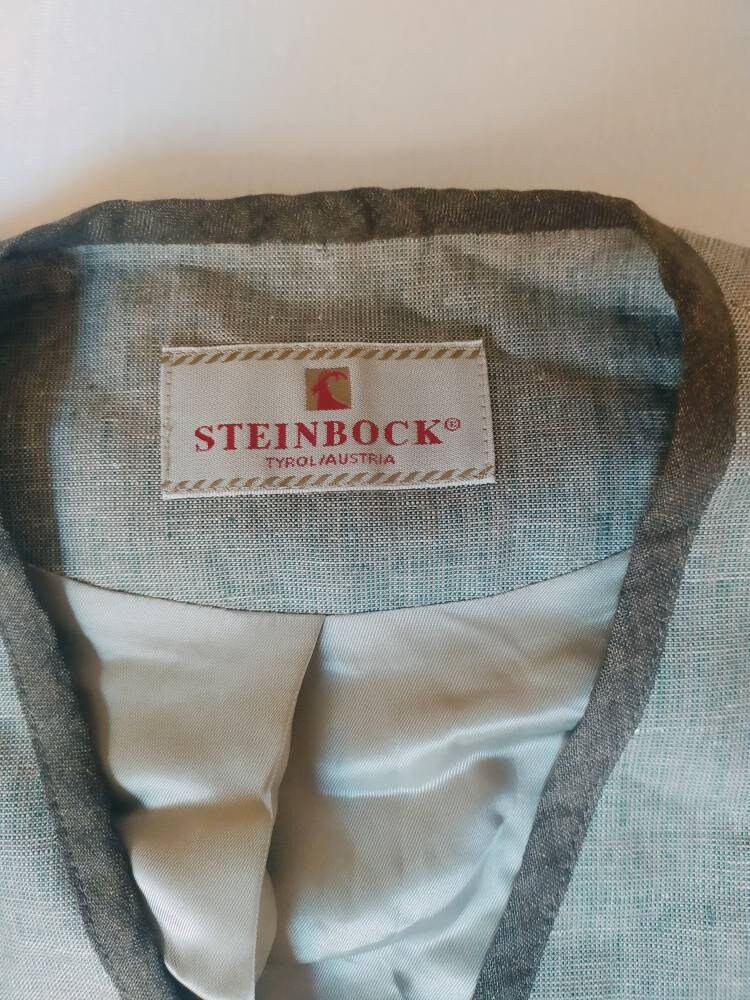 Steinbock Retro Austrian Traditional Vest, Waistcoat Gilet, Vintage ...