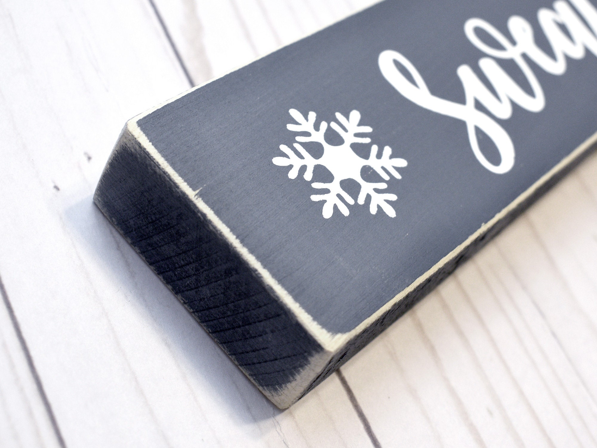 Sweater Weather Wooden Shelf Sitter Sign: Rustic Winter Decor - Etsy