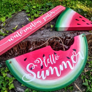 Summer Front Door Decor | Hello Summer | Summer Door Hanger | Summer ...