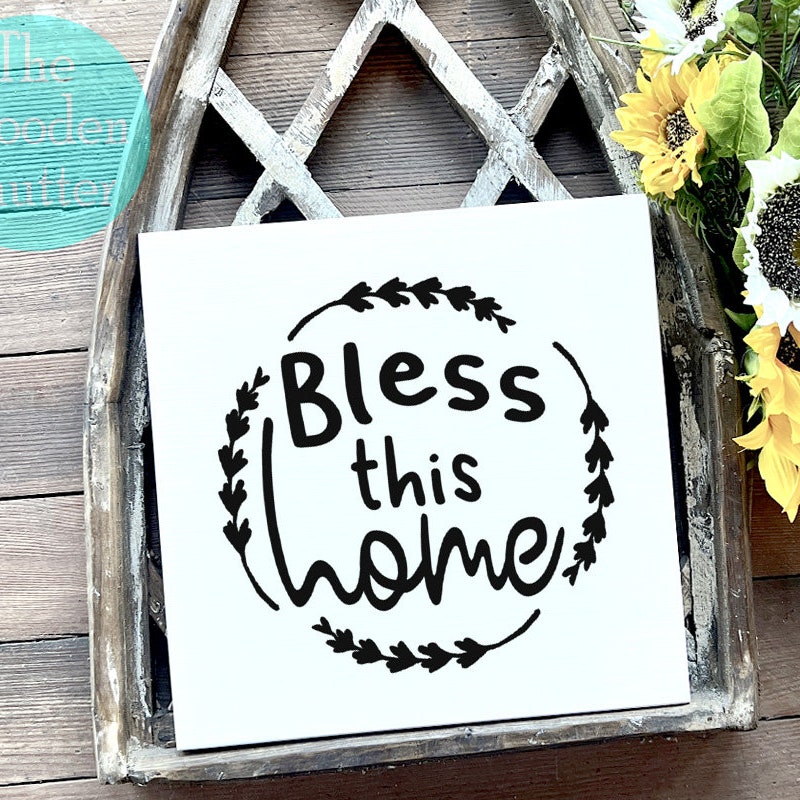 Bless This Home Sign - Etsy