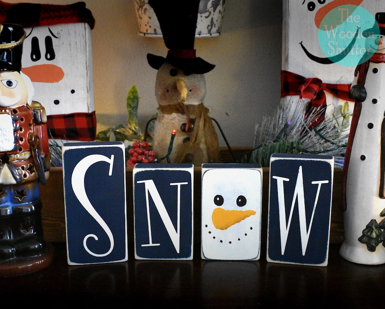 Snow Block Set Home Decor Christmas Decor Christmas - Etsy Canada