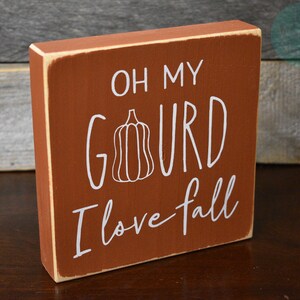 5x5 Fall, Fall Sign, I Love Fall, Fall Season Gifts, Fall Tiered Tray ...