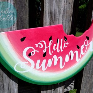 Summer Front Door Decor | Hello Summer | Summer Door Hanger | Summer ...