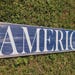 Rustic AMERICA Wood Sign: Patriotic Reclaimed Wood Decor - Etsy