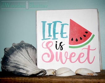 Life is Sweet Sign - Etsy