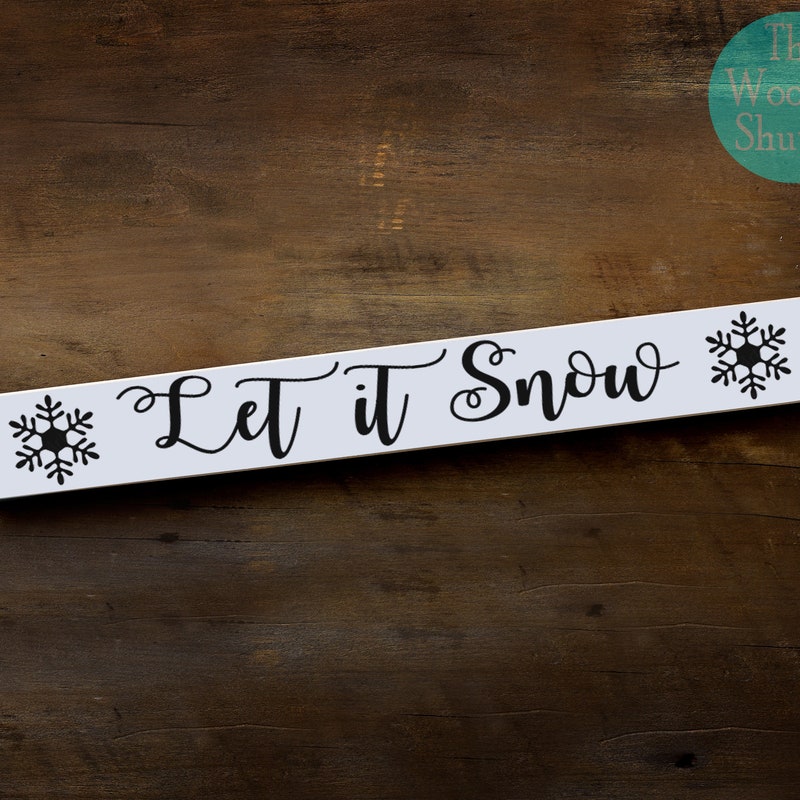 Let It Snow Sign - Etsy