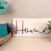 HOME Wood Sign Home Sign Teal Home Sign White Home Sign White and Black ...