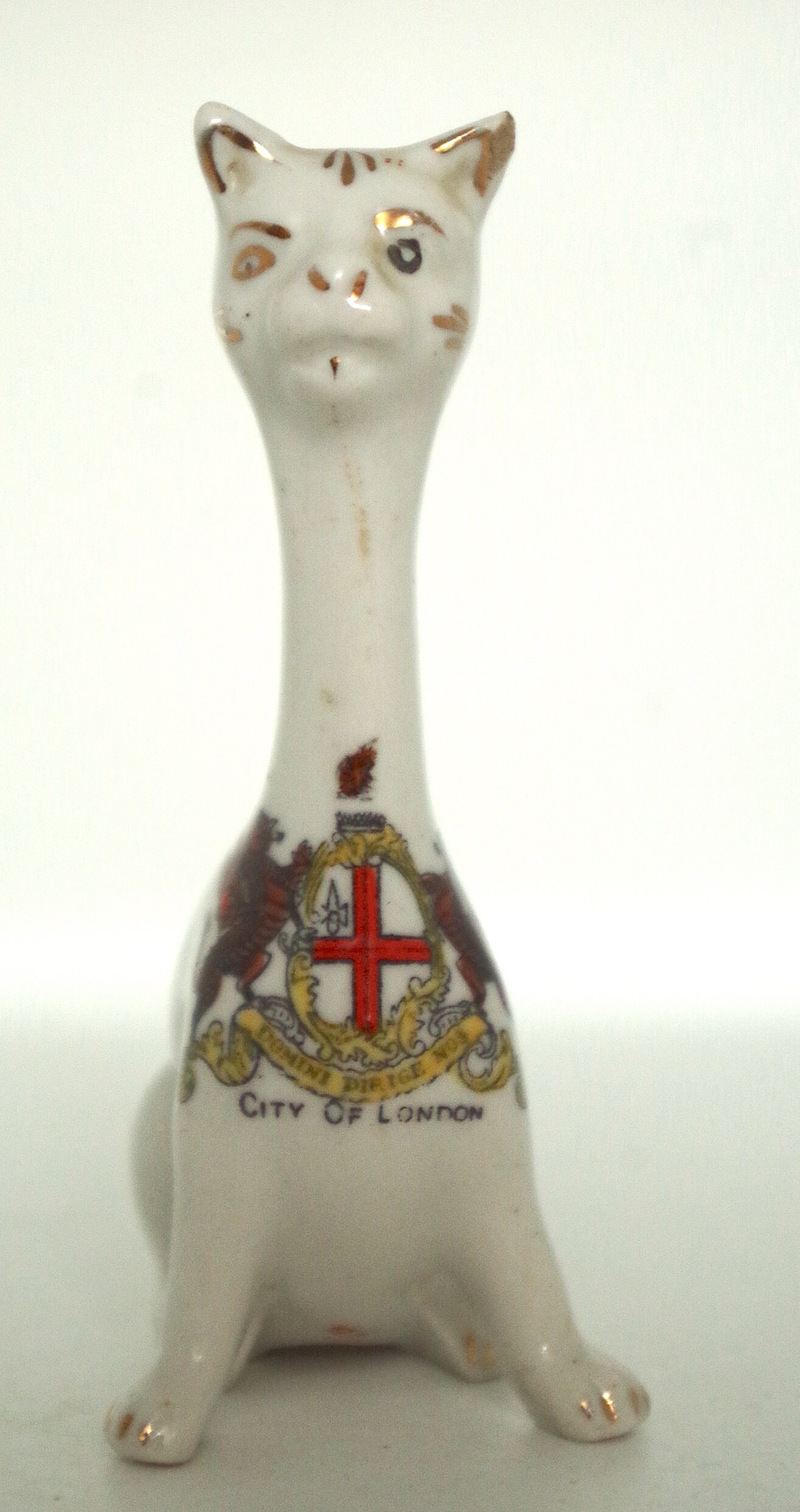 Vintage Long Neck Cat Figurine Made in England - Etsy