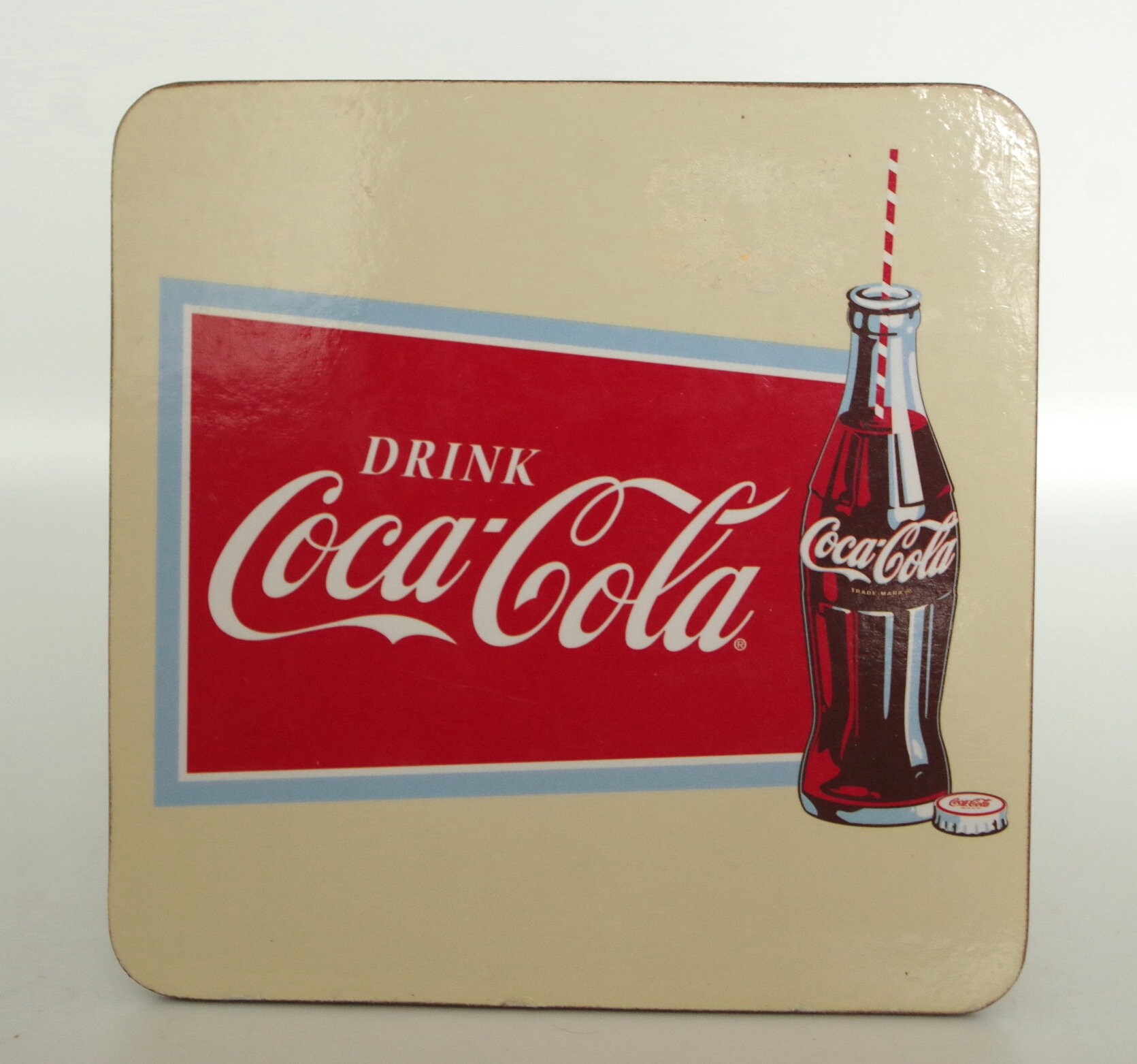 Vintage Coca-cola Coasters Set of 5 - Etsy
