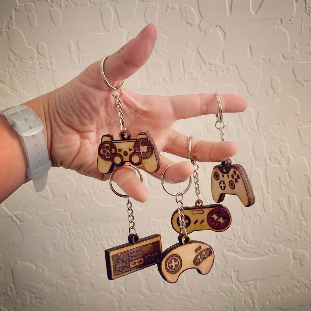 Nerdy Key Chains double Sided - Etsy