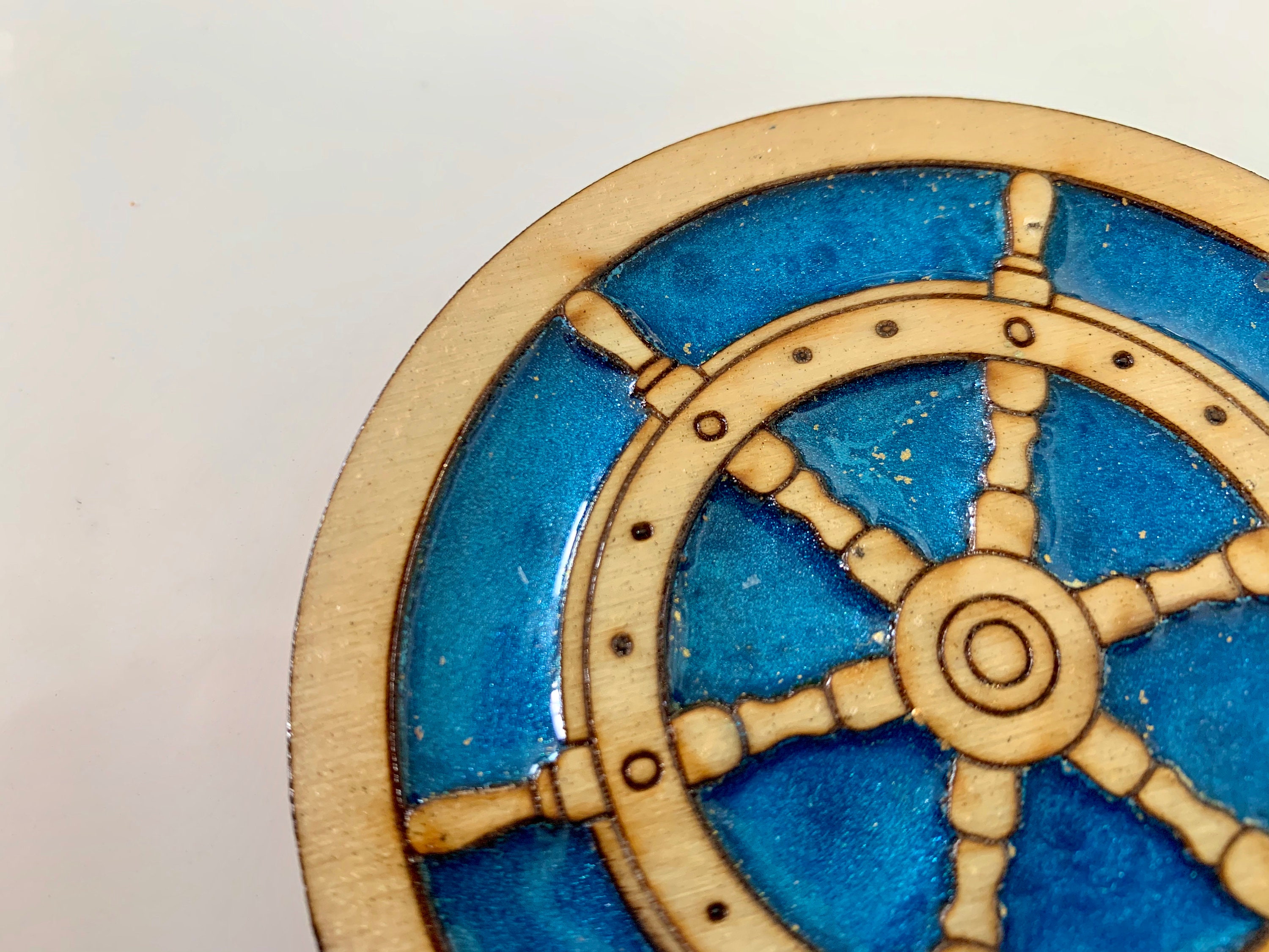 Nautical Coaster Set : With Epoxy Resin - Etsy Canada