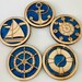 Nautical Coaster Set : With Epoxy Resin - Etsy Canada