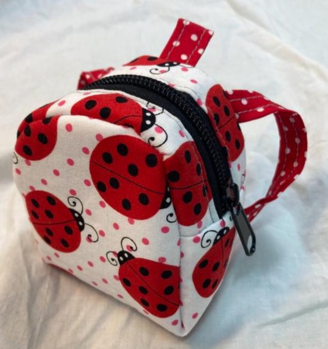 Miniature Backpack Pouch Lady Bug - Etsy