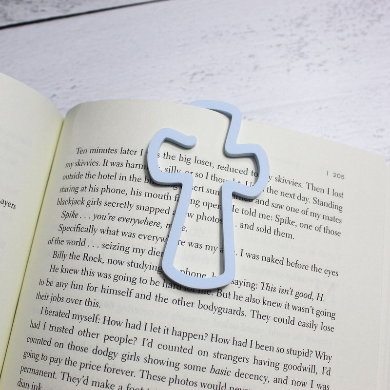Cross Bookmark - Etsy