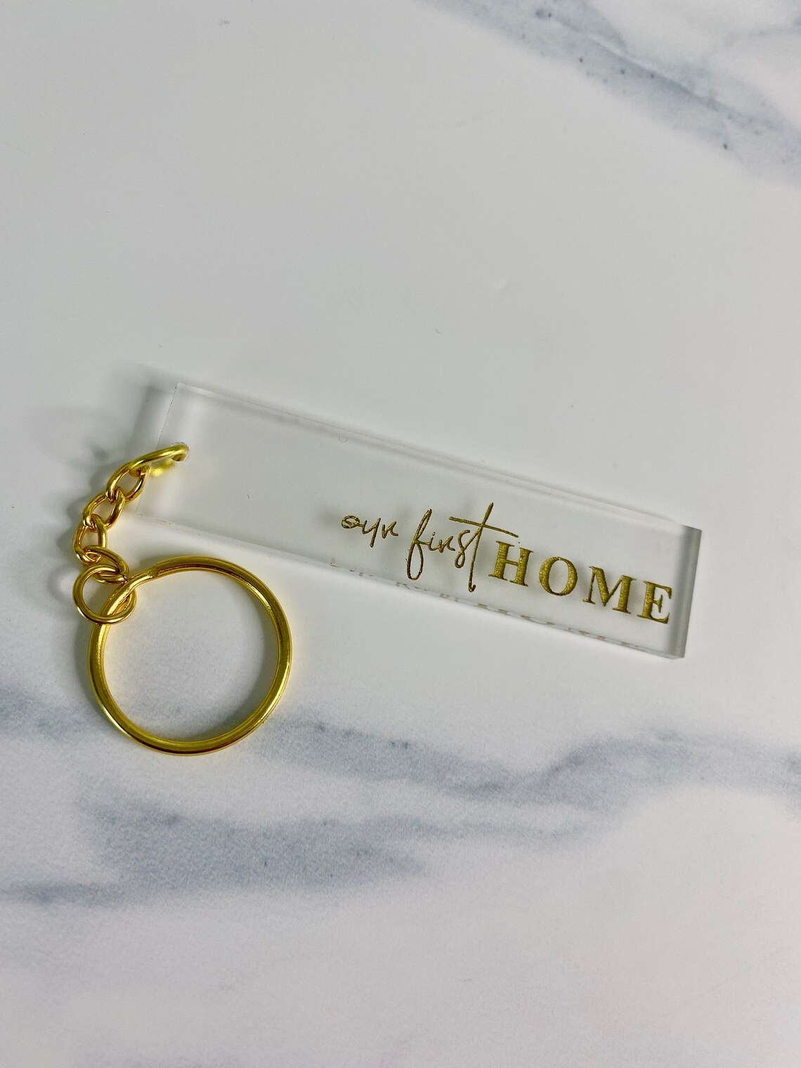 Forever Home Keychain Welcome Home Keychain Our First Home | Etsy