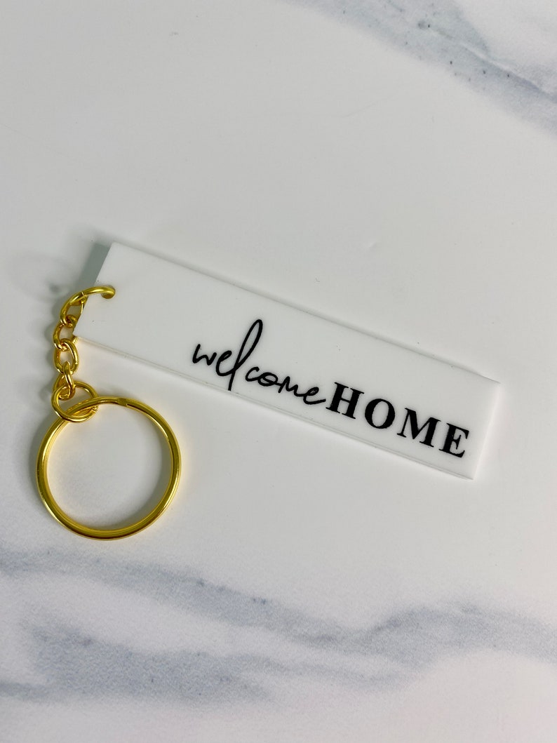 Forever Home Keychain Welcome Home Keychain Our First Home | Etsy