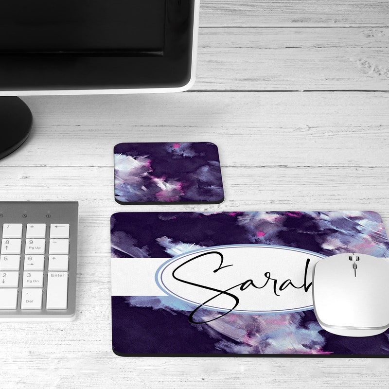Purple Mouse Pad - Etsy