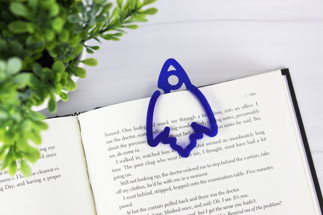 Acrylic Rocket Ship Bookmark – Custom Teacher Gift - Etsy